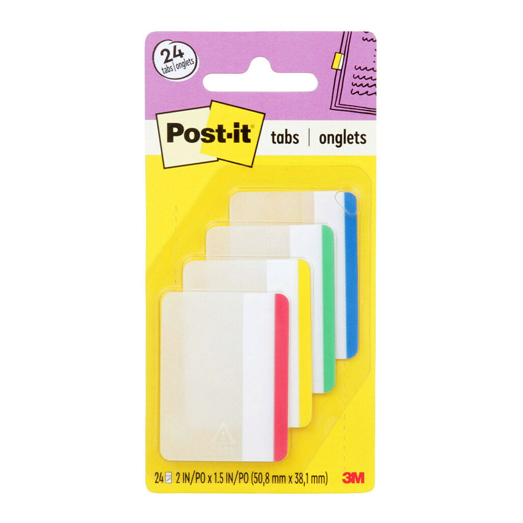 Post-it Durable Tabs 686F-1 Size 50x38mm Pack of 24 – The Ink Spot