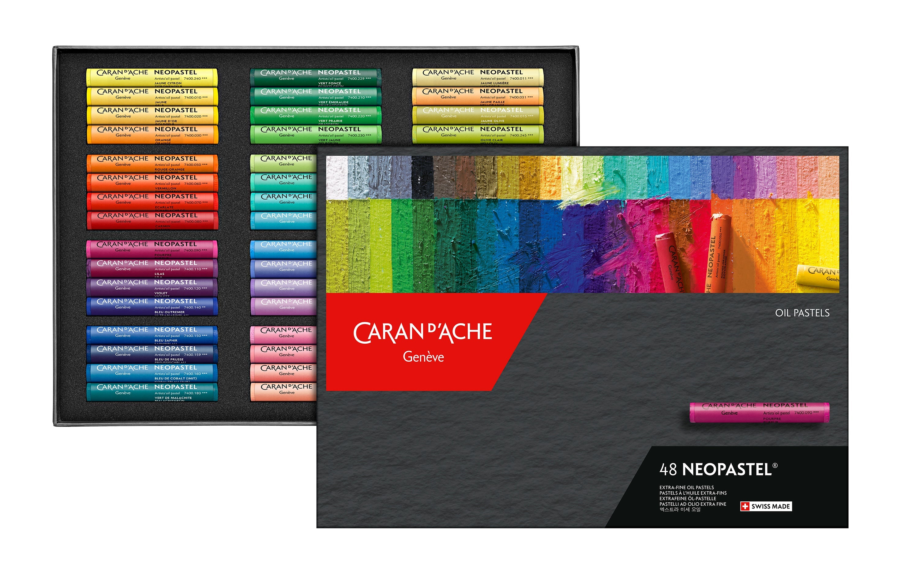 Caran D'ache Neopastel Artist Oil Pastel Set of 48 – The Ink Spot