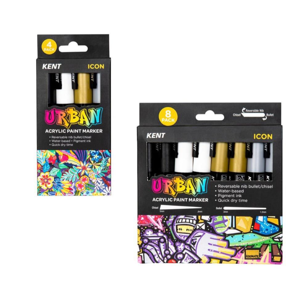 Kent Urban Acrylic Paint Marker - Icon Sets – The Ink Spot