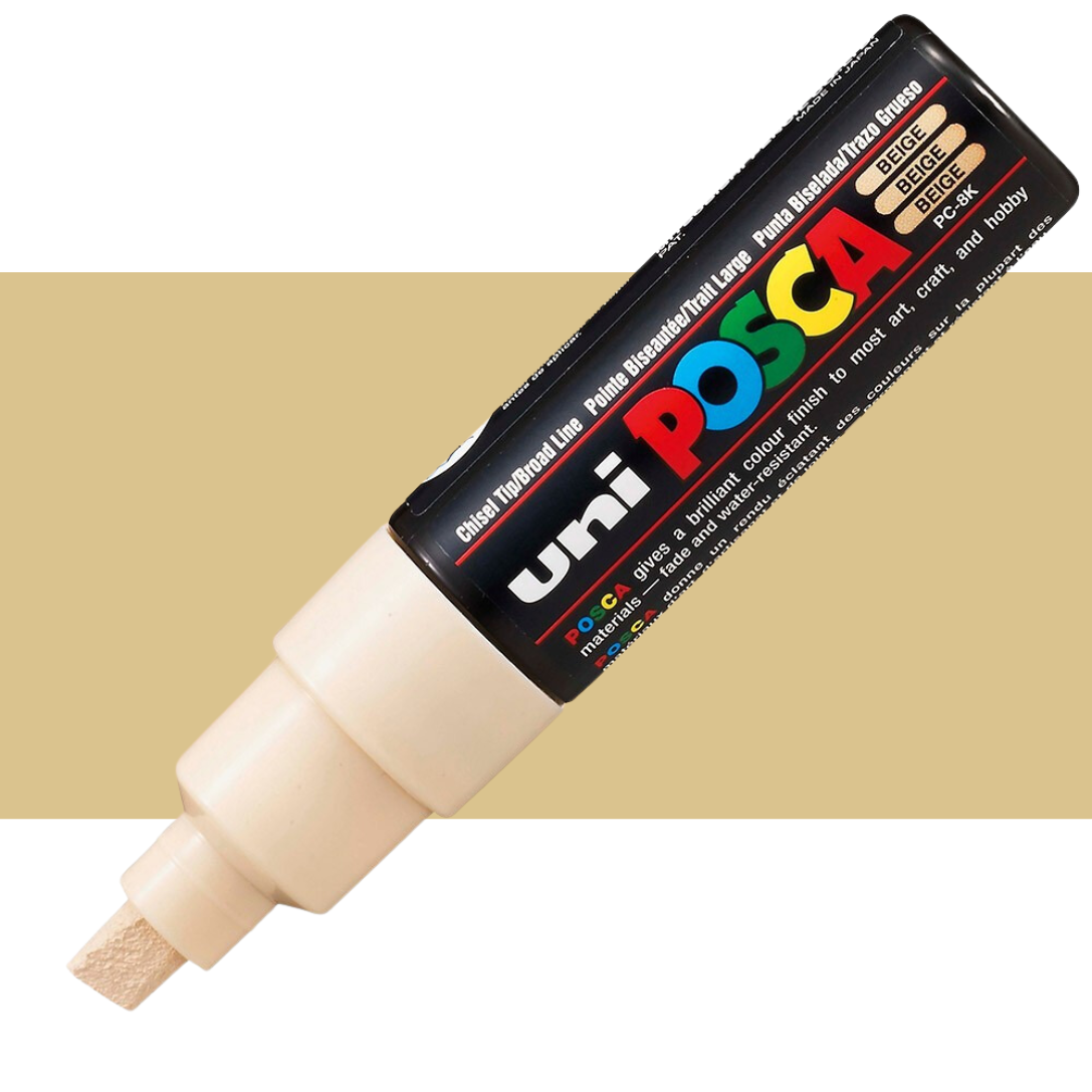 Uni Posca PC-8K 8.0mm Bold Chisel Tip Markers – The Ink Spot